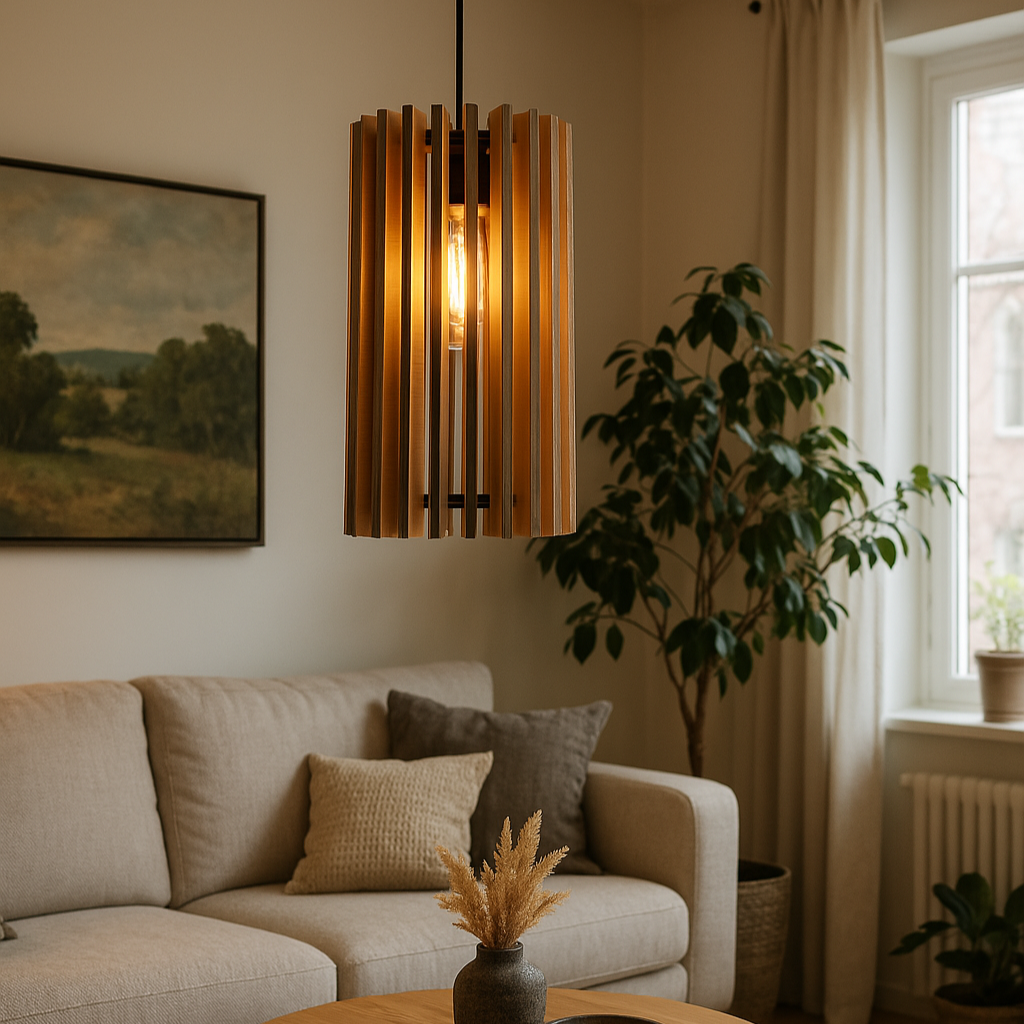 Pendel lampe - Lige - 15x30 cm